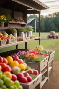 Fresh and Flavorful: Creative Roadside Farm Stand Ideas - Girl and Happy